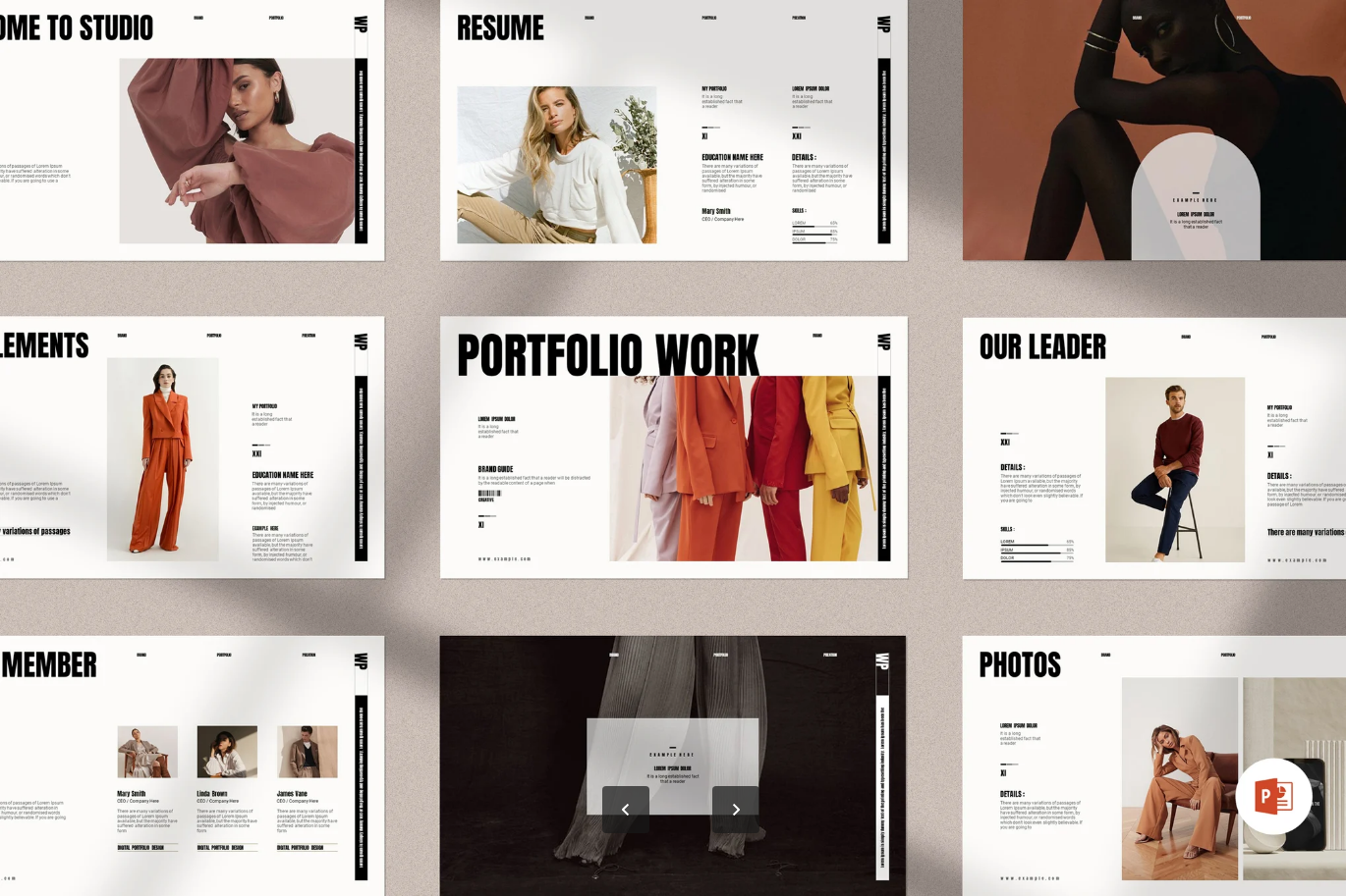 高端商务PPT模板20页可编辑 | 企业级简约创意设计扁平化极简风演示文稿下载 _ 果觅网（gooodme）